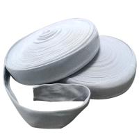 China Knitted Ribbed Polyester Spandex Carbon ESD Anti Static Fabric for sale