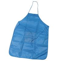 China Unisex Cleanroom ESD Antistatic Apron With Waist Adjustment Belt for sale