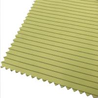 China 99% Polyester 1% Carbon 5mm Stripe ESD Antistatic Fabric for sale