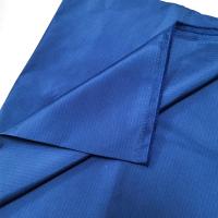 China Plain 4mm Stripe 99% Polyester 1% Carbon Fiber Antistatic Fabric for sale