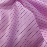 China 110GSM Anti Static Polyester Carbon ESD Clothing Material for sale