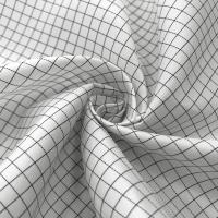 China 5mm Grid 98% Polyester 2% Carbon Fiber ESD Conductive Fabric for sale