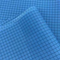 China 5mm Grid 98% Polyester 2% Carbon Fiber ESD Conductive Fabric for sale