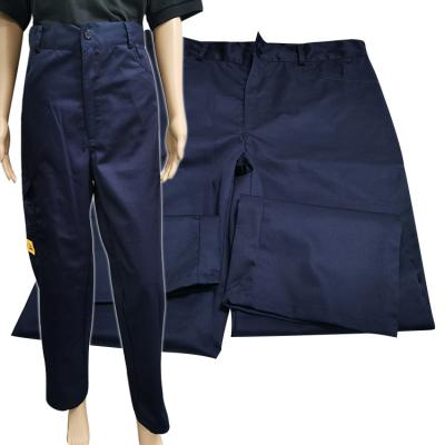 China Polyester Cotton Carbon Fiber ESD Antistatic Trousers For Industry for sale