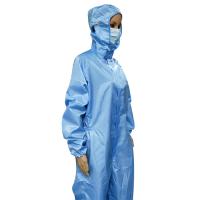 China Washable Reusable 5mm Stripe ESD Clothes For Cleanroom for sale