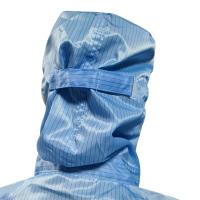 China Washable Reusable 5mm Stripe ESD Clothes For Cleanroom for sale