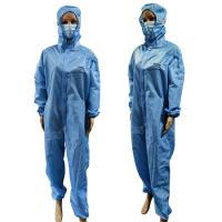 China 5mm Stripe Washable Reusable ESD Anti Static Suit for sale