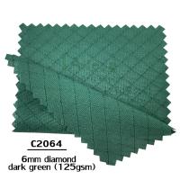 China 96% Polyester 4% Carbon 6mm Diamond ESD Uniform Fabric For Cleanroom for sale
