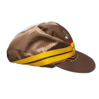 China OEM Brown ESD Anti Static Cap 99% Polyester 1% Carbon Fiber for sale