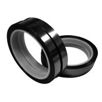 China 8mmx36m PET Esd Packaging Tape Silver Gray Translucent for sale