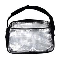 China Laminated Mesh Transparent PVC Grid Shoulder Bag Dust Free ESD Anti Static for sale