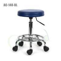 China Dust Free ESD PU Anti Static Chairs Blue Adjustable Height for sale