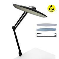 China Cleanroom Esd Antistatic Working Lamp Black For Office Table for sale