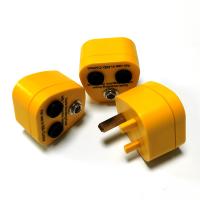 China ABS Snap Grounding ESD UK US EU Industrial Plug Yellow Color for sale