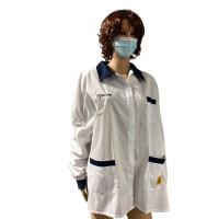 China All Sizes Available ESD Antistatic TC Coat White Customized Color for sale