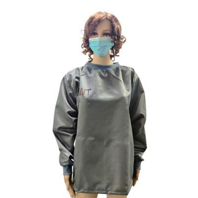 China 5mm Grid Cleanroom Lab Factory Anti Static ESD Suit Customized Sizes for sale
