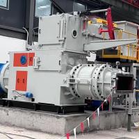 China Semi Stiff Double Stage Vacuum Extruder with 750mm Auger Diameter and 3.5MPa Extrusion Pressure for Clay Brick Making for sale