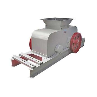 China Primary Alloy Double Roller Crusher | Coarse Material Crushing Machine For Clay Brick Production for sale
