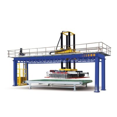 China Automatic Brick Stacking Machine Servo PLC Auto Brick Setting Machine For Tunnel Kiln and Drying Cart for sale