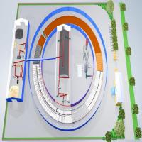China Mobile Rotary Clay Brick Tunnel Kiln Circular Rotary Tunnel Kiln for Fired Brick Production for sale