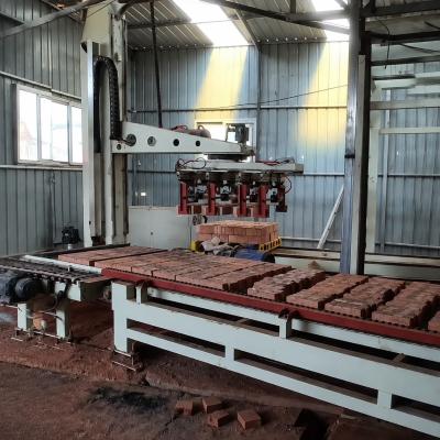 China Automatic Brick Strapping Packing Machine Stable Full Automatic Brick Bundling Machine Adapt to Tunnel Kiln and Rotary Kiln for sale