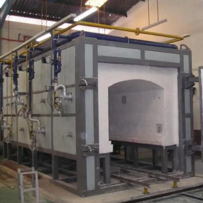 China Shuttle Kiln Intermittent Industrial Kiln for Ceramic Refractory Firing Multi‑Fuel Options for sale