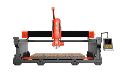 China 5 Axis Bridge Cutting Machine with 15kW Motor, 3400×2000×180mm Max Processing Size for Stone Fabrication for sale