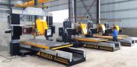 China Gantry Lifting Stone Profile Linear Cutting Machine 18.5kw 6000kg for sale