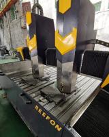 China CNC Planar Stone Carving Machine 1800x2500mm Worktable 7.5kWx2 Spindles for Granite for sale