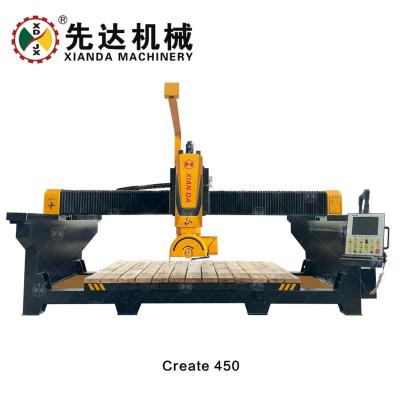 China Automatic AC 5 Axis Bridge Cutting Machine 3200×2000mm Processing Size with 18.5kW Motor for Stone Fabrication for sale