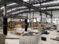 China CNC Circular Slab Stone Cutting Machine 1500mm Height 5.5KW High Speed for Granite Marble for sale