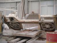 China CNC Circular Slab Stone Cutting Machine 1500mm Height 5.5KW High Speed for Granite Marble for sale