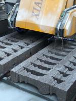 China 3 Axis Linear Cutting Machine 350-600mm Blade 3000mm Processing Length for Stone Railings for sale