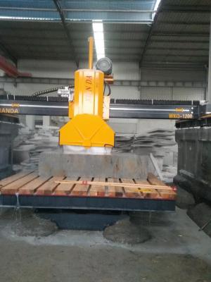 China WKQ-1200 Stone Edge Cutting Machine with 22-30KW Motor, 700-1200mm Blade Range for Marble and Granite for sale