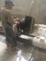 China XIANDA Column Profiling Machine 3500x1300x2800mm Low Noise Stone Polisher for sale