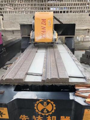 China 3 Axis Linear Granite Stone Profile Cutting Machine 3000mm Processing Length 15kw Motor for sale