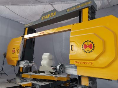 China Industrial CNC Diamond Wire Saw Machine 5 Axis 1400x2000mm Trolley 11kw for sale
