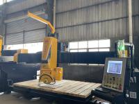 China 5 Axis Bridge Cutting Machine 26kw for Marble Quartz Kitchen Countertop 3200mm for sale