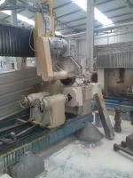 China Precision Two Pcs Metal Column Cutting Machine 450-1400mm 12.5kw for Roadblock Pillar for sale