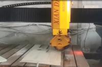 China 4 Axis Bridge Cutting Machine with Bus Absolute Value Servo 350-450mm Blade for sale