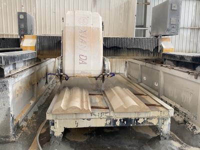 China Stone Profile Cutting Machine 3 Axis CNC Linear Cutter 2500mm Max Cutting Diameter for sale