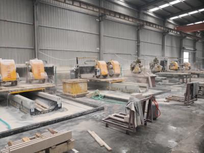 China CNC Linear Profiling Machine 1300x3000mm for Stone Curve Cutting with PLC Control for sale