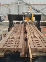 China CNC Linear Profiling Machine 1300x3000mm for Stone Curve Cutting with PLC Control for sale