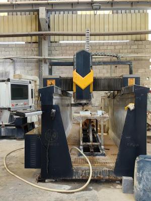 China High Precision 4-Axis CNC Column Carving Machine for Stone with 0.02mm Accuracy and 7.5kW Spindle Power for sale