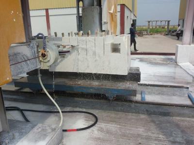 China 4 Axis Diamond Wire Saw Machine For Processing The Circular Stone Slab，column，letter，characters for sale