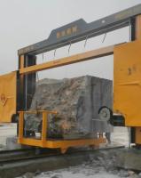 China PLC Controlled Diamond Wire Saw Machine for Stone Block Cutting 3000mm Max Size for sale