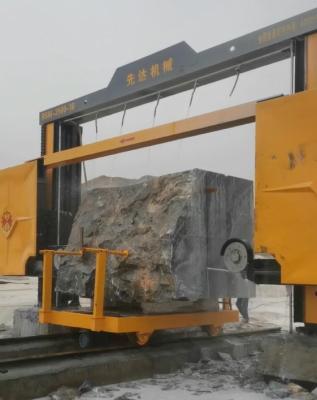 China PLC Controlled Diamond Wire Saw Machine for Stone Block Cutting 3000mm Max Size for sale