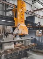 China Four Column Stone Slab Cutting Machine 1200mm Blade Diameter 22kW Main Motor for sale