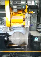 China PLC CNC Baluster Column Cutting Machine 500mm Max Blade Diameter 2500mm Processing Length for sale