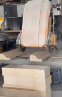 China 3 Axis Linear Stone Cutting Machine 1300mm Trolley 150mm Cutting Depth for Square Railing for sale